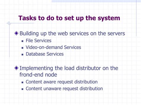 Ppt Implementing A Load Balanced Web Server System Powerpoint