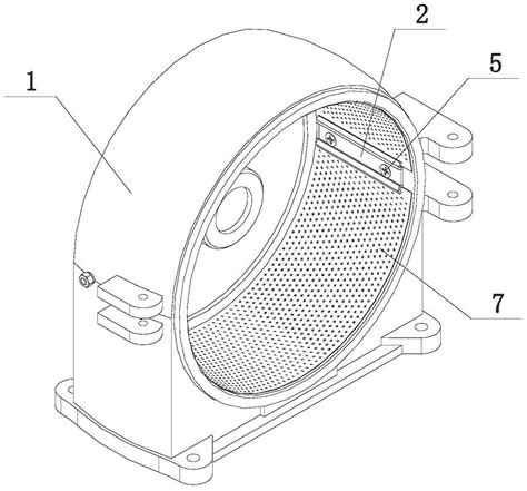 一种粉碎机筛片安装组件的制作方法3