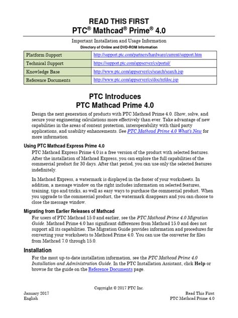 Mathcad Prime 4 Read This First Pdf Microsoft Windows Windows 7