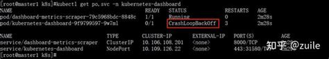 Kubernetesk8s创建dashboard失败，dashboard的pod状态为crashloopbackoff 解决方法 知乎