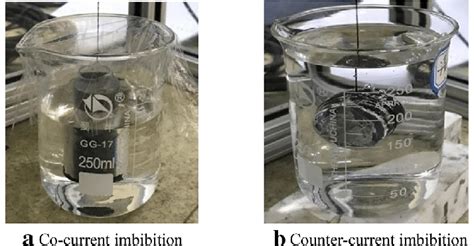 Different Imbibition Direction Of Rock Samples For Co Current