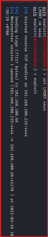 Meterpreter Session Opened Download Scientific Diagram