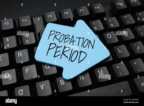 Conceptual Display Probation Period Business Overview Focused And
