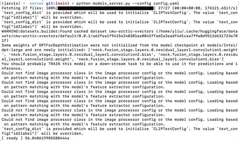 why does it stuck when i run python models server py config config