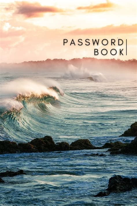 Password Book Internet Password Organizer Logbook Ocean Sunset Missy Books Amazon Com Books