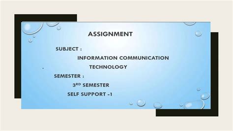 Information And Communication Technology Input Devices Ppt