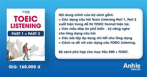 Sách Luyện Nghe TOEIC LISTENING Part 1 Part 2