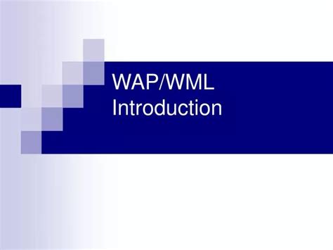 Ppt Wapwml Introduction Powerpoint Presentation Free Download Id