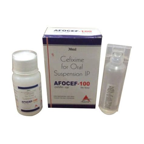 Afocef 100 Injection Cefixime For Oral Suspension Ip For Commercial Id 19901044988