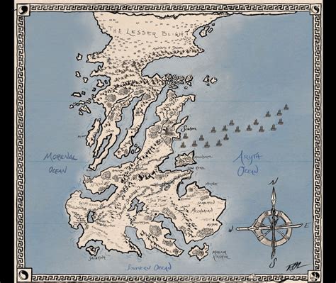 Seanchan Wheel Of Time Canvas Map By Rob Christianson Etsy