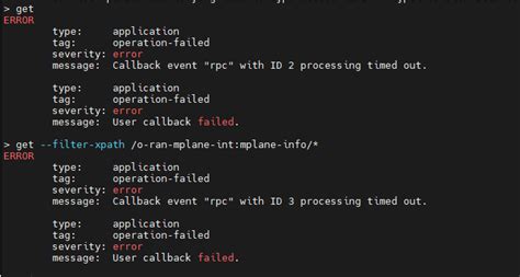 User Callback Failed On Executing RPC Issue 1070 CESNET Netopeer2