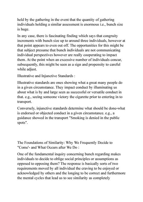 Conformity Group Influence In Action 2 Held By The Gathering In The