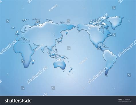 World Map Poster Of Water Sources Around The World Project And Activity
