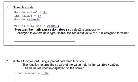 Solved 1 T F This Statement Is Correct Syntax Const Float