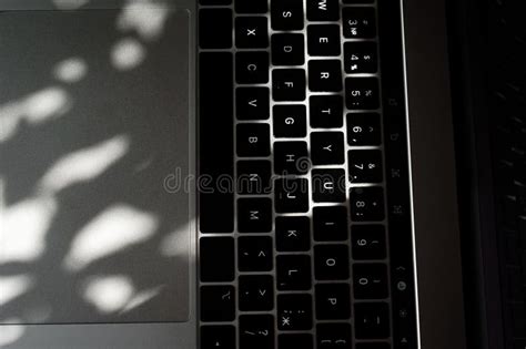 modern laptop computer typing skills work from any spot of the world stock image image of