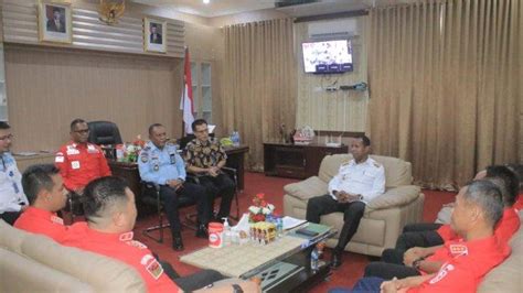 Anthonius Ayorbaba Ungkap Kondisi Perbatasan Ri Png Kepada Penjabat Gubernur Papua Selatan