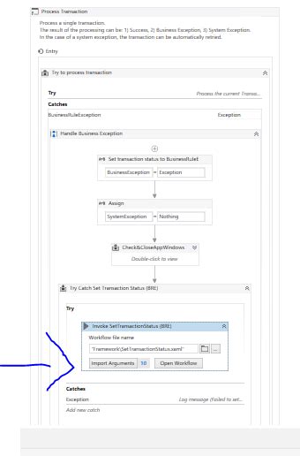 Global Exception Handler Mark As Se And Get Next Transaction Robot