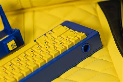 Jtk Ikey 蓝黄对比色键帽 Zfrontier 装备前线