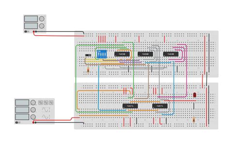 Circuit Design Parallel In Serial Out Tinkercad
