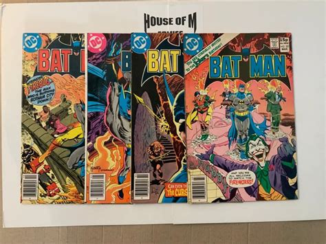 Batman 1940 Series 318 319 320 321 Consecutive Run 1st