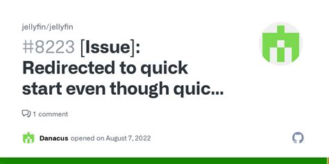 [issue] redirected to quick start even though quick start has already been completed · issue