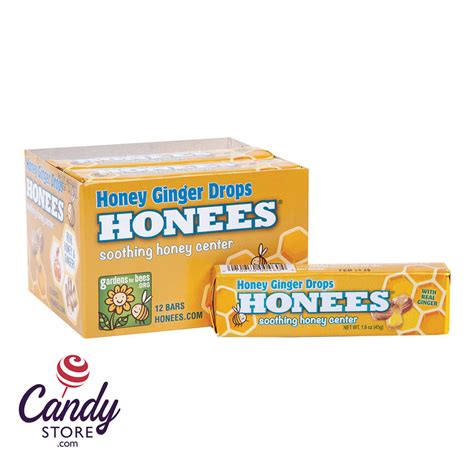 Honees Ginger Drops Candy 12ct