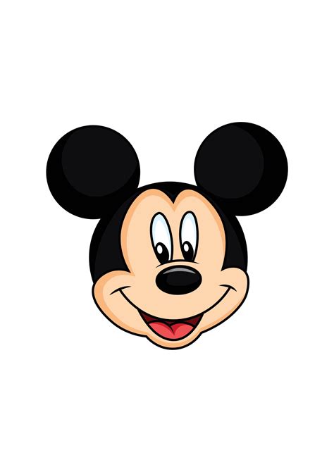 How To Draw Mickey Mouse Face Step By Step