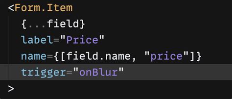 Add Props Triggeronblur To Form Itemit Will Not Be Able To Enter