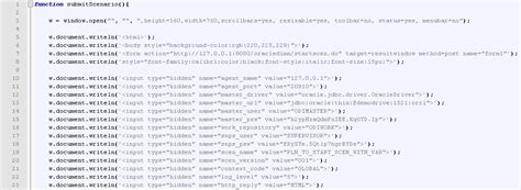 about hyperion how to execute odi scenario with a button in a data