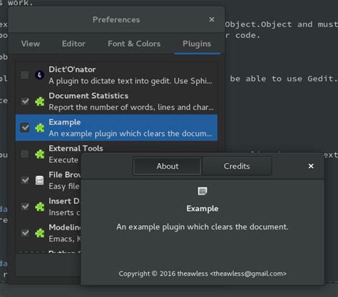 How To Write Plugins For Gedit · Theawless How To Write Plugins For Gedit · Theawless