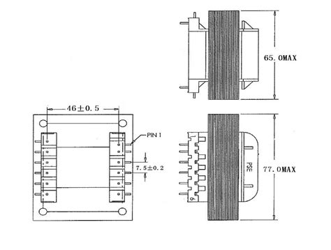 Ei76 Low Power Transformer For Minimal Energy Usage