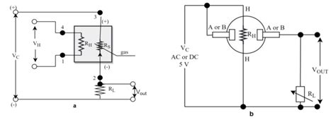 The Measurement Circuit For Mos Sensors A Tgs 26xx Sensors Download Scientific Diagram