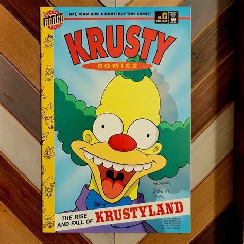 Krusty Comics 1 Nm Bongo 1995 Simpsons Comic Feat Krustyland