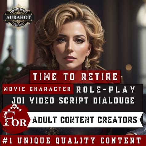 Movie Character Role Play Joi Script Kit Onlyfans Sexting Etsy