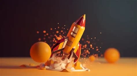 신제품 출시 시작 개발의 차세대 개척자 3d 일러스트레이션 시작 로켓 사업 개시 시작 배경 일러스트 및 사진 무료 다운로드 Pngtree