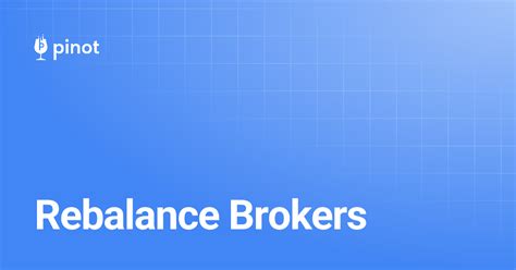 Rebalance Brokers Apache Pinot Docs
