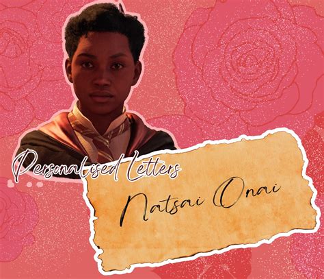 Digital Natsai Onai Hogwarts Legacy Personalized Letter Etsy