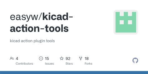 GitHub Easyw Kicad Action Tools Kicad Action Plugin Tools