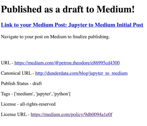github dexplo jupyter to medium python package for publishing jupyter notebooks as medium