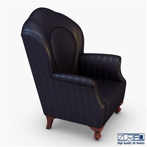 임페리얼리스 안락 의자 블랙 3d 모델 19 Max Fbx Obj Unknown Free3d