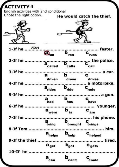 English Iv Second Conditional Exercises