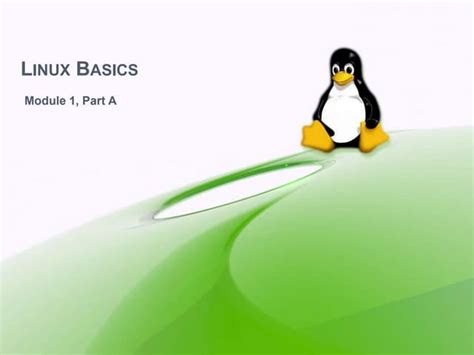 Linux Basics Ppt
