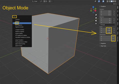 Transforms Blender Units And Scale Blender Stack Exchange