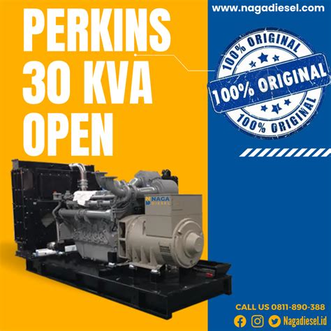 Genset Perkins 30 Kva Stamford Open Type Nagadiesel Perusahaan Kami