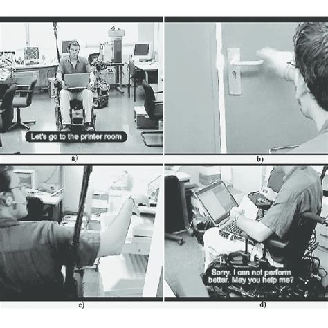 Execution Of Navigation Tasks Athe Human Asks The Robot For The