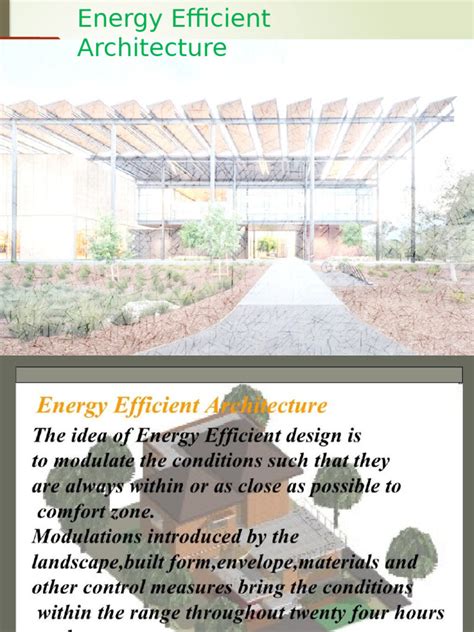 Energy Efficient Architecture 1 Pdf