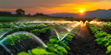 Building A Sustainable Agriculture With An Efficient Smart Irrigation System Concept Sustainable