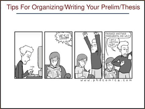 PDF Tips For Organizing Writing Your Prelim Thesis Key Components
