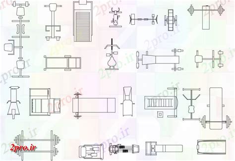 دانلود نقشه دستگاه بدن سازی کد30841