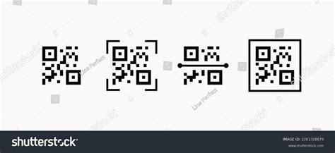 Qr Code Scan Vector Symbol Stock Vector Royalty Free 2201328879 Shutterstock